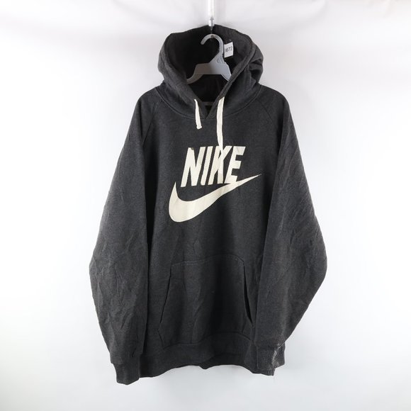 Nike | Shirts | Vintage Nike Mens Xl Thrashed Spell Out Big Logo Hoodie ...